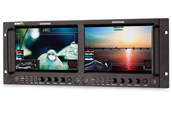 Dual 9-inch FHD Waveform Rack LCD Monitor-Rack Mount-SWIT Global Website