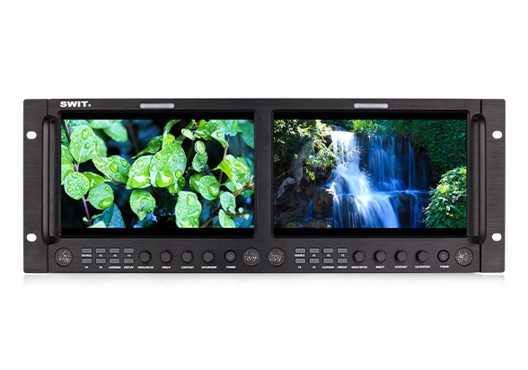 Dual 9-inch FHD Rack LCD Monitor-Rack Mount-SWIT Global Website